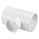 4" x 2 1/2" 3 Way Tee Pipe Fittings UPVC, Joint Coupling Pipe Adapter, White - Bed Bath & Beyond ...